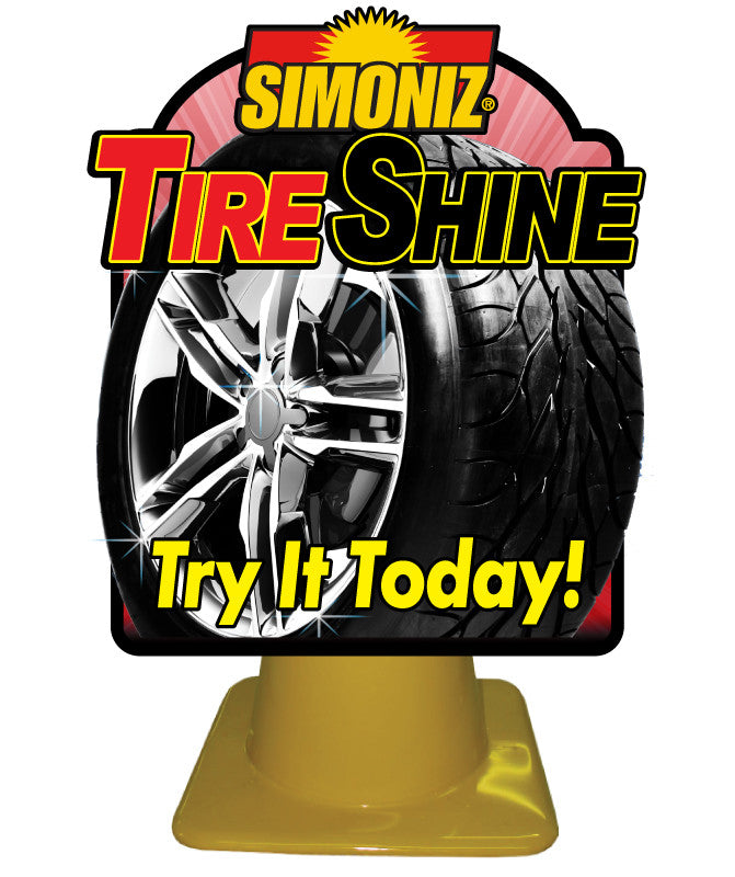 Tire Shine Pylon Display – Simonizsigns